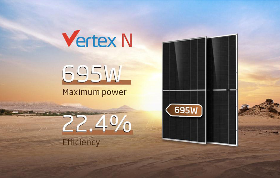 Trina Solar Panel Vertex N Bifacial 670-695W - Moregosolar